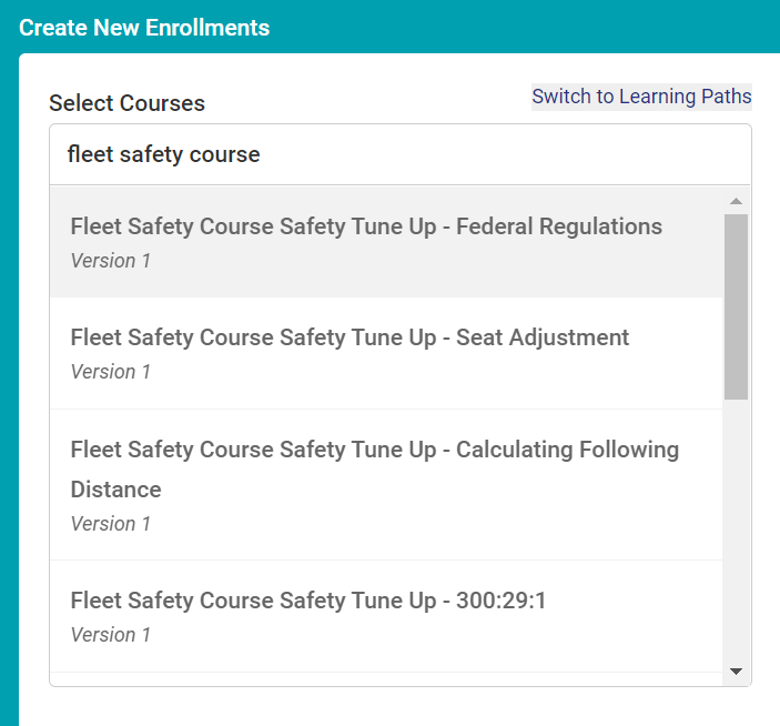 Light Duty Fleet Safety Training and Software